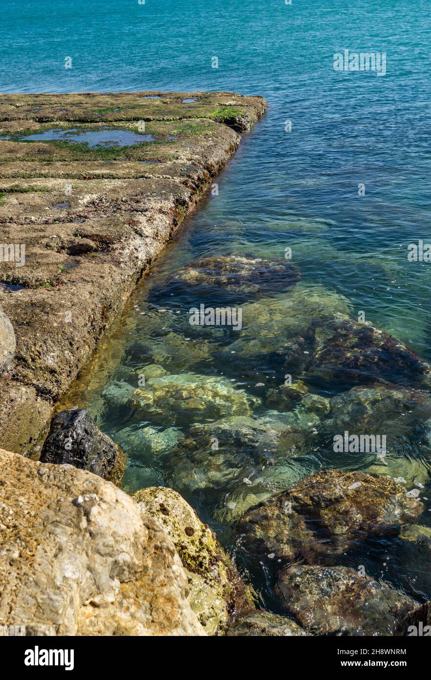 Green jetty hi-res stock photography and images - Alamy