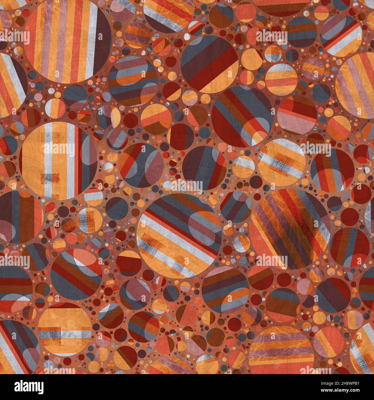 Seamless abstract textured circle pattern for surface print Stock Photo ...