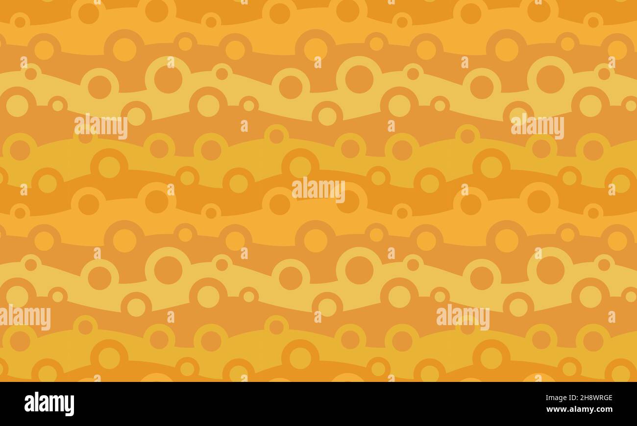 Geometric abstract background with wavy shapes and circles Stock Vector ...