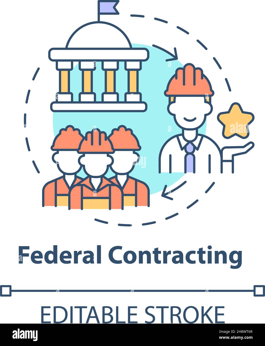 Federal contracting concept icon Stock Vector Image & Art - Alamy Federal contracting concept icon Stock Vector Image & Art - Alamy