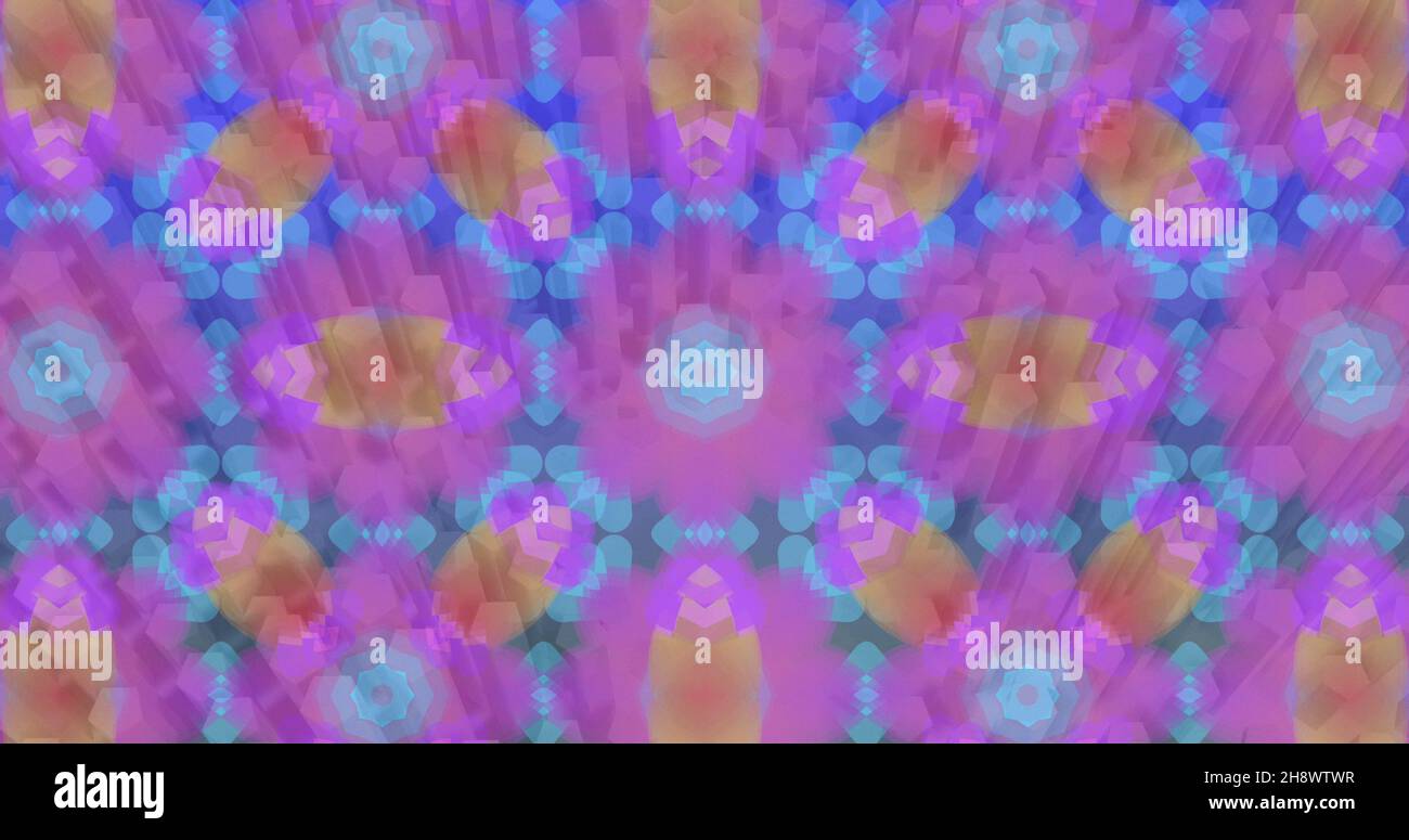 Image of moving columns over moving shapes Stock Photo - Alamy