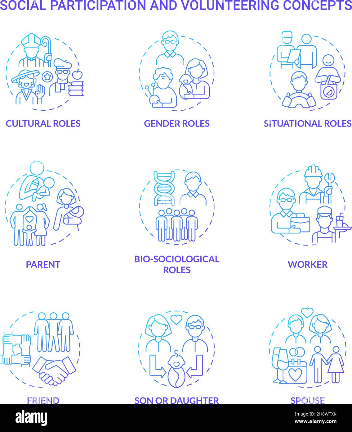 Community involvement symbol Stock Vector Images - Alamy