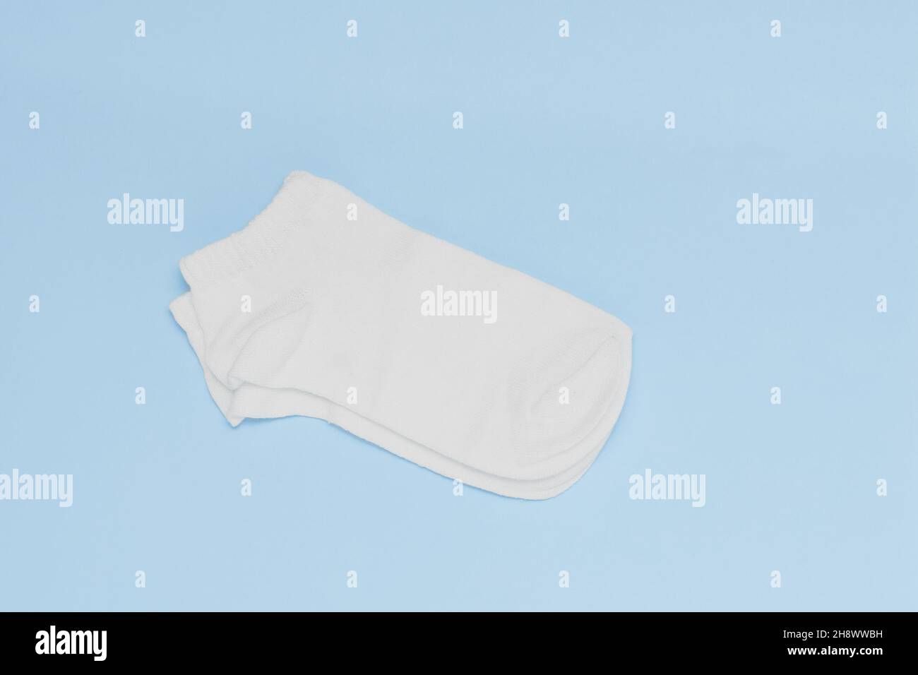 White socks on background Stock Photo - Alamy