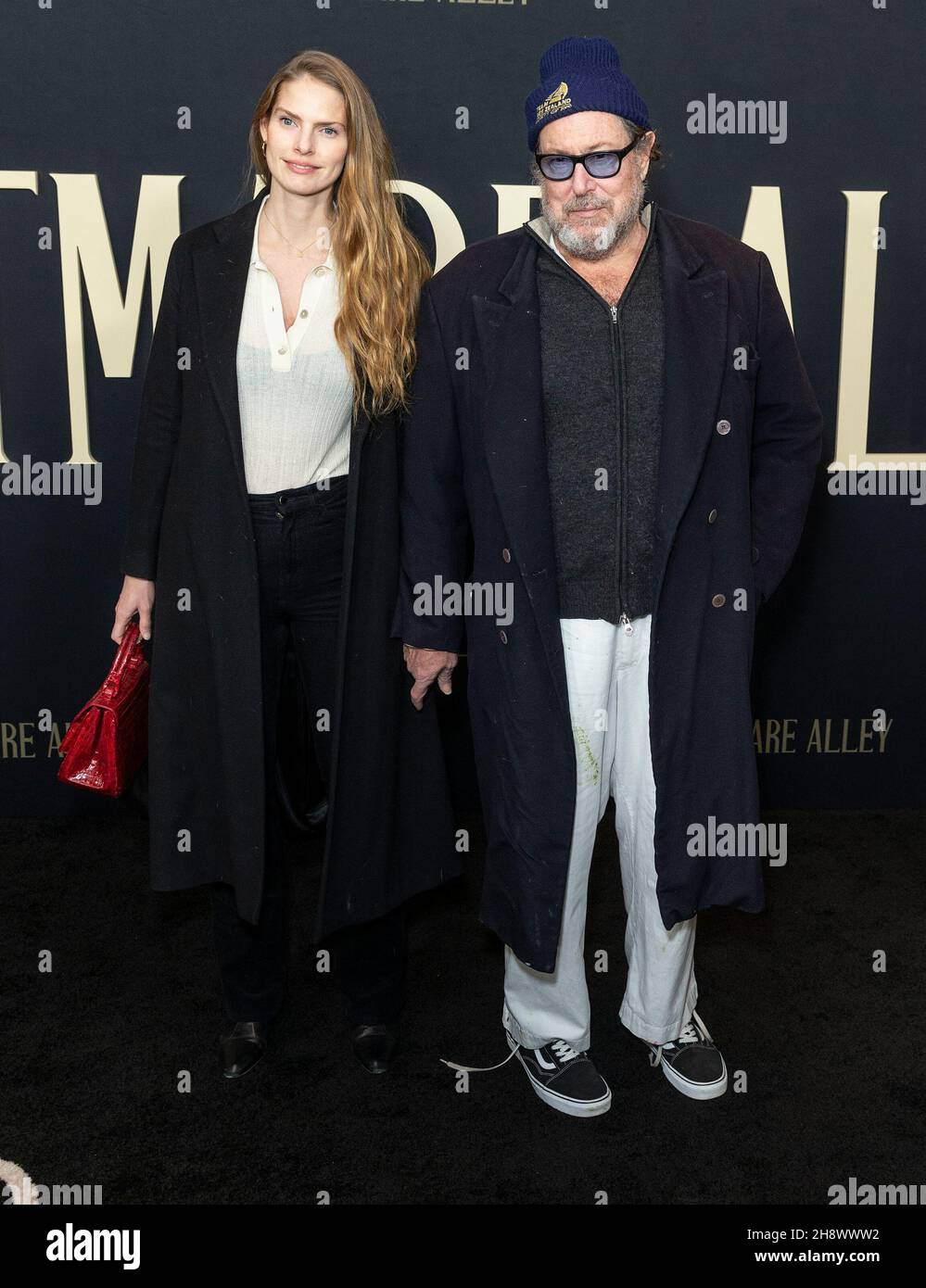 Louise Kugelberg and Julian Schnabel attends "Nightmare Alley" World ...