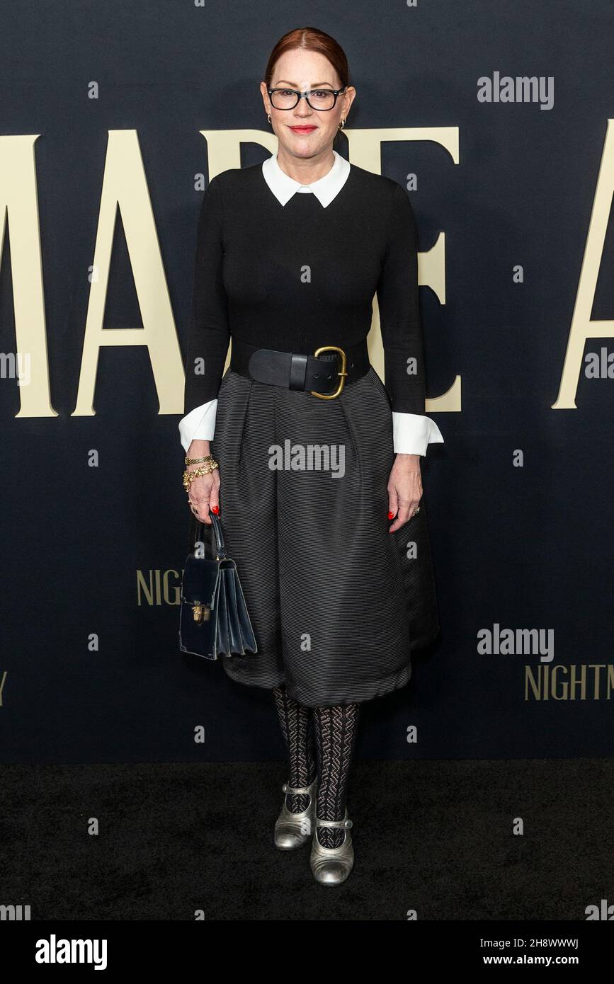 Mollly Ringwald attends "Nightmare Alley" World Premiere at Alice Tully ...