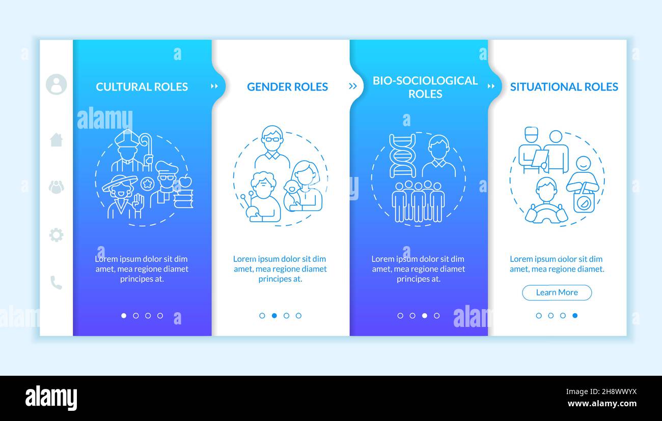 Social role type onboarding vector template Stock Vector Image & Art ...