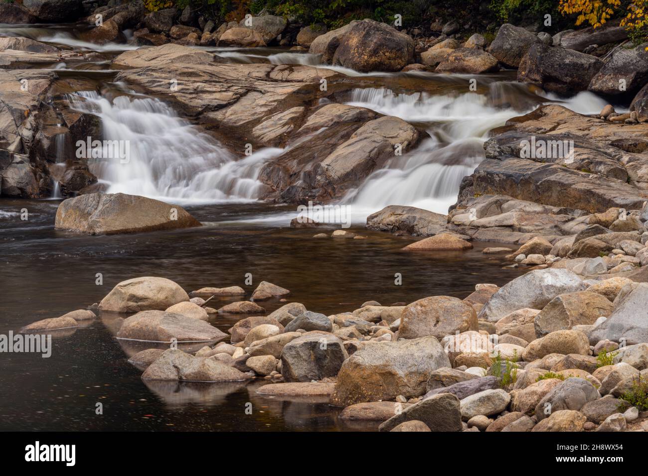 Waterfalls on the Swift River, Lower Falls Scenic Area, Albany, New ...