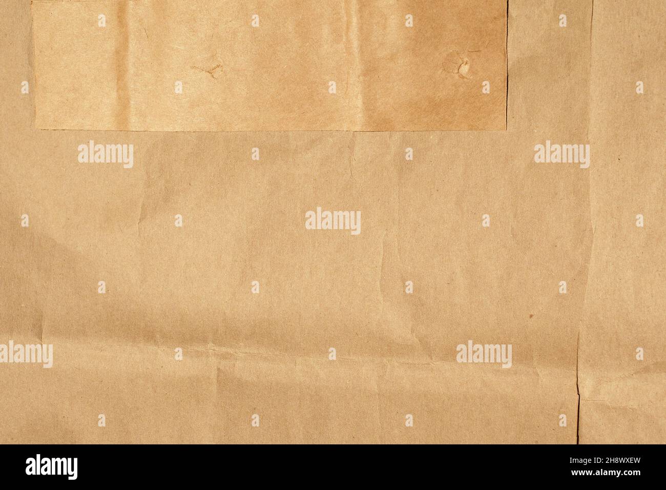 Kraft rumpled paper or cardboard texture for background Stock Photo - Alamy
