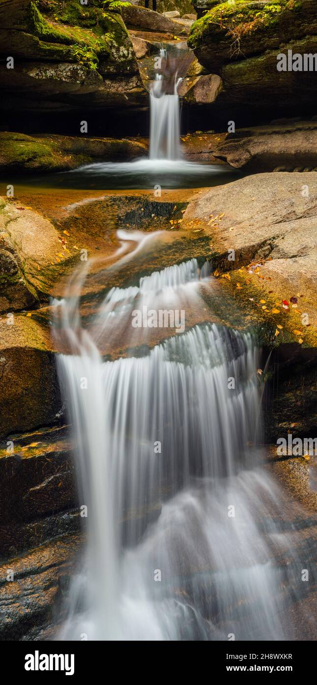 Vertical waterfalls image new england hi-res stock photography and ...