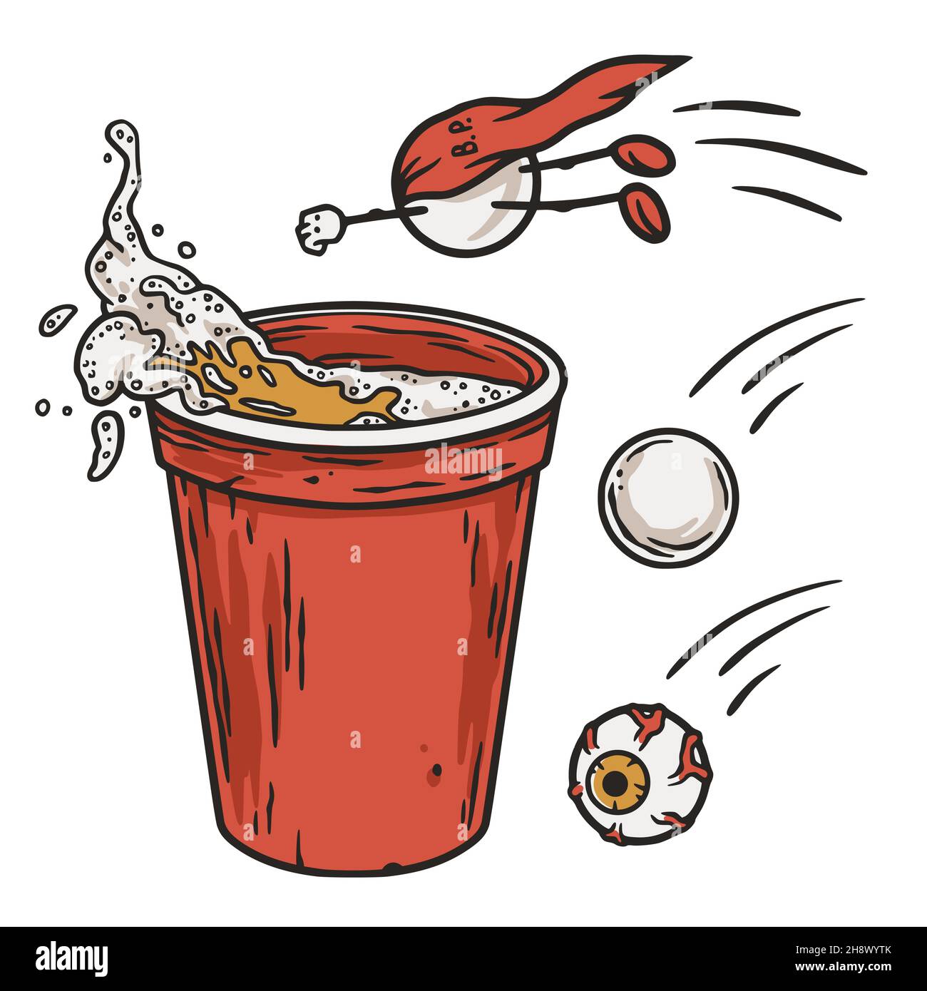 College pond Stock Vector Images - Alamy