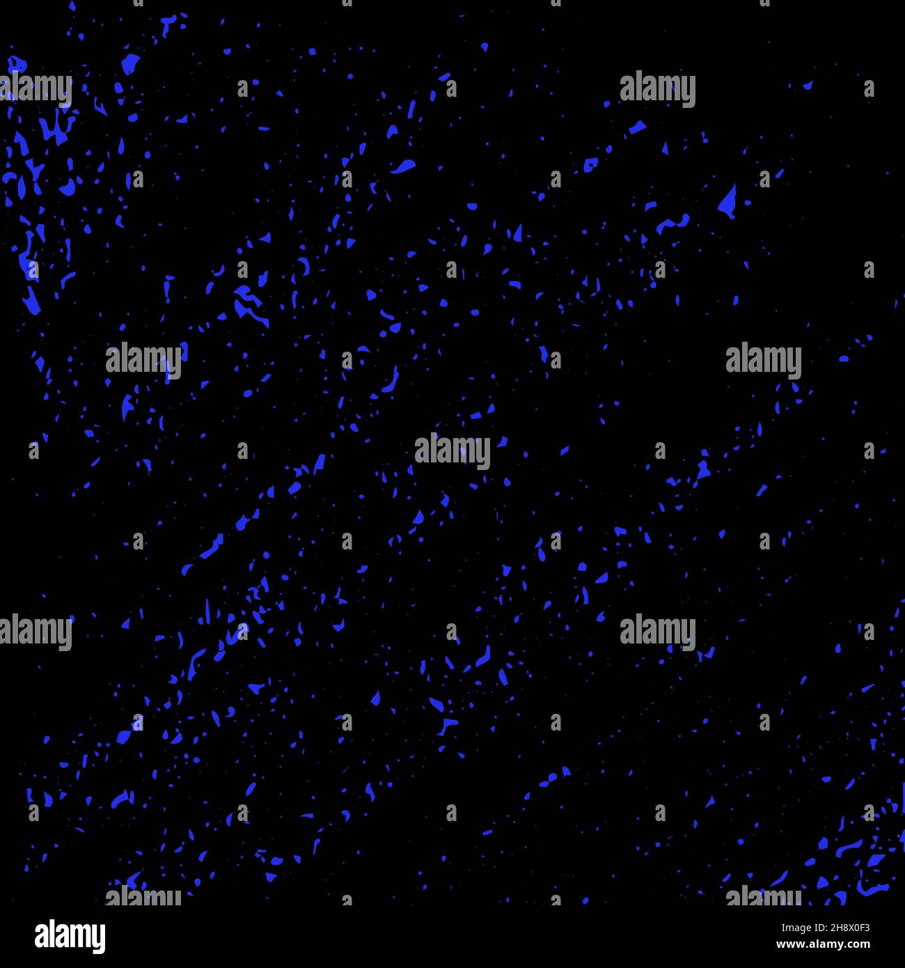 Blue particles effect dust debris over black background Stock Photo - Alamy