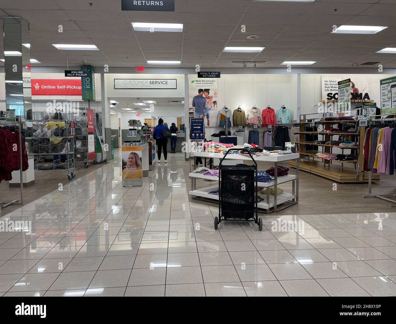 Columbia County, Ga USA - 12 01 21: Kohls retail store interior during ...