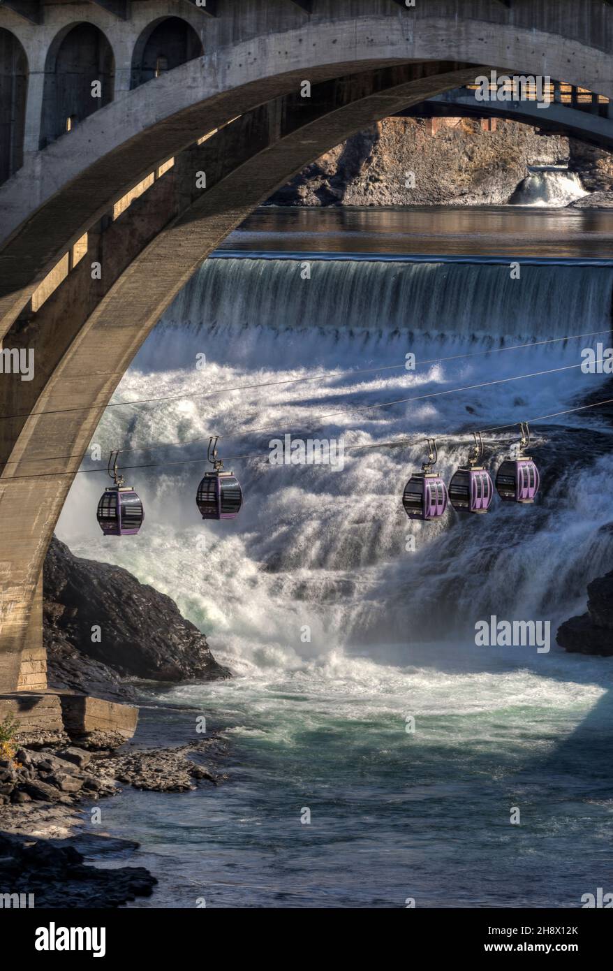 One of the attractions left from the worlds fair in 1974, the gondola ...