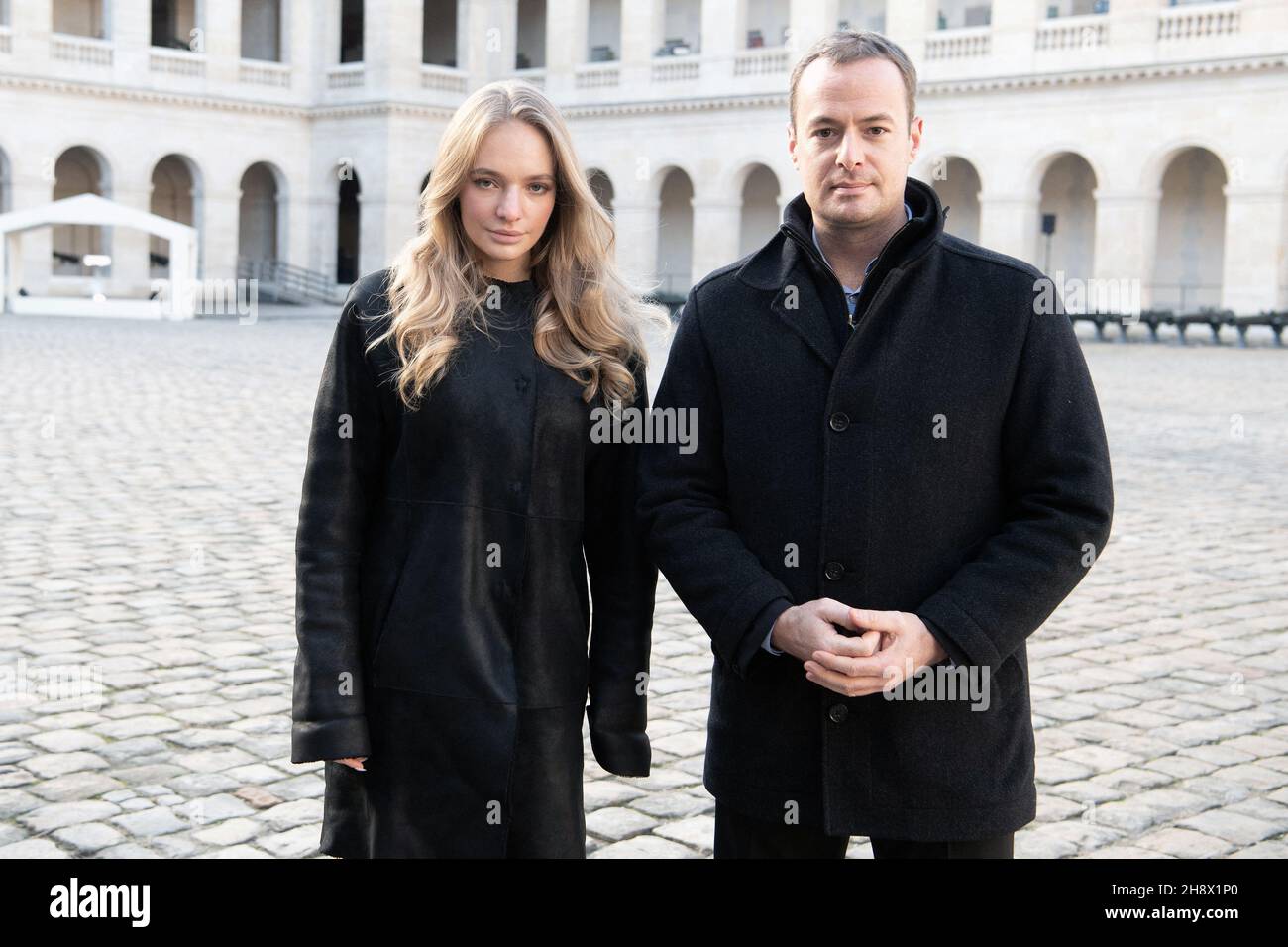 Pierre Malinowski, archaeologist and Elizabeta Peskova, vice-president ...