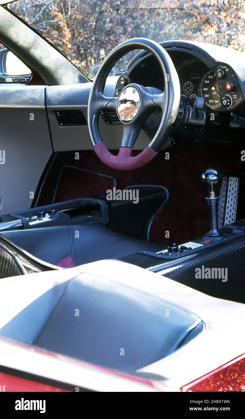 1996 McLaren F1 interior Stock Photo - Alamy