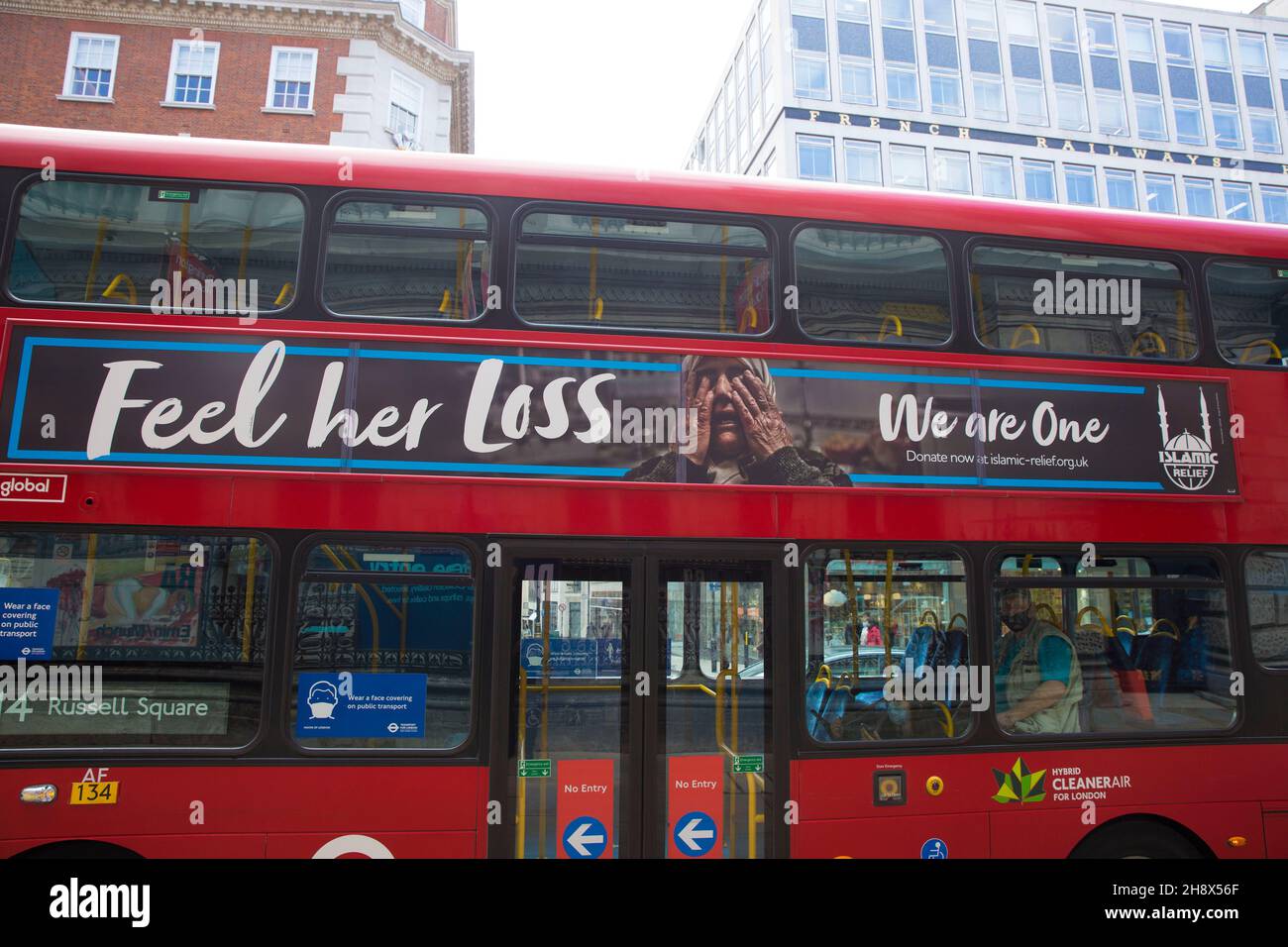 Bus advert charity hi-res stock photography and images - Alamy