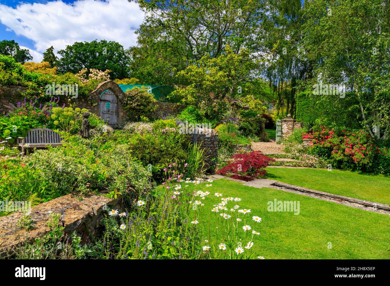 The Millennium Garden at Burrow Farm Garden – created by Mary Benger ...