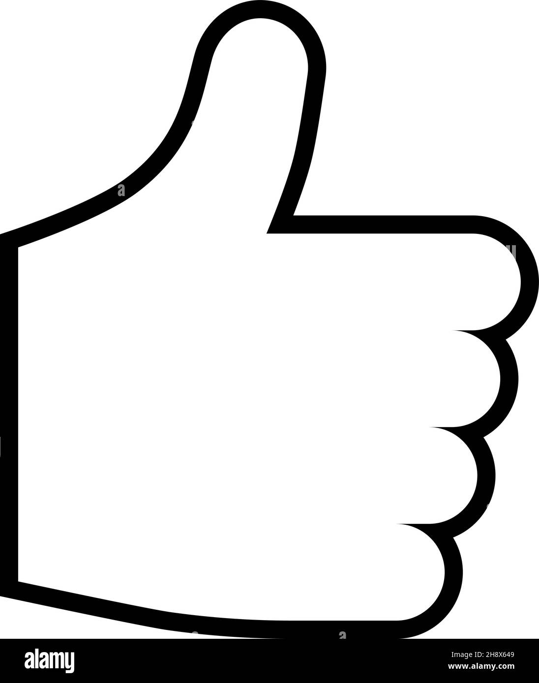 Thumb up hand. Like symbol. Line icon Stock Vector Image & Art - Alamy Thumb up hand. Like symbol. Line icon Stock Vector Image & Art - Alamy