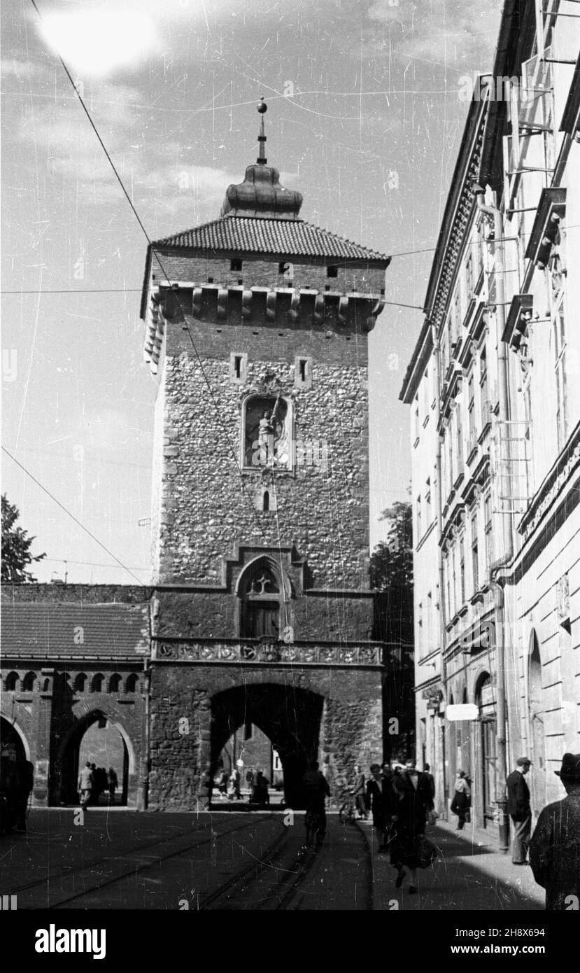 Florianska gate Black and White Stock Photos & Images - Alamy