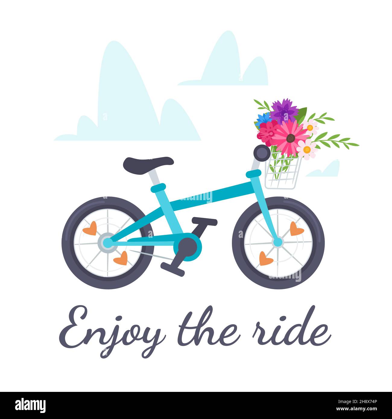 Bicycle in the background Cut Out Stock Images & Pictures - Alamy