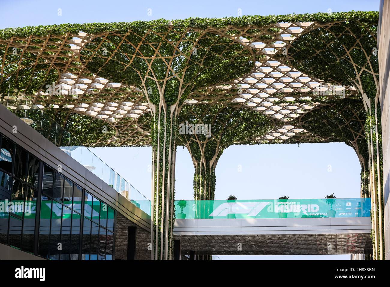 Jeddah, Saudi Arabia - 02/12/2021, illustration paddock during the ...