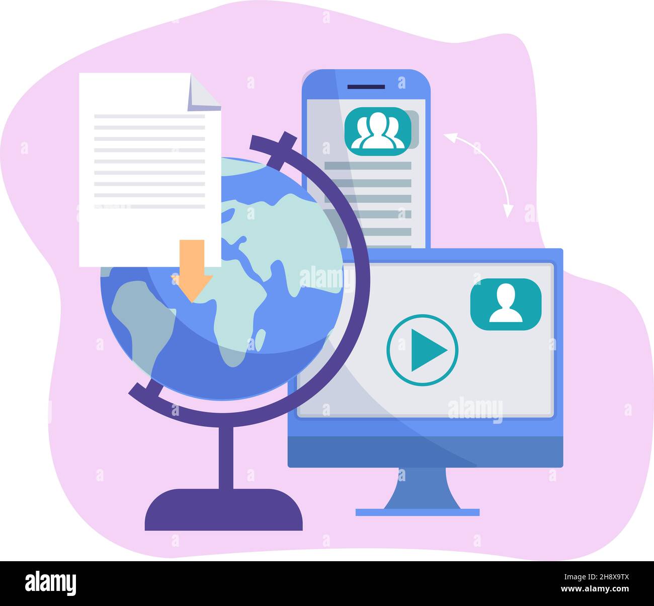 Worldwide information exchange. Data science, digitalization and ...