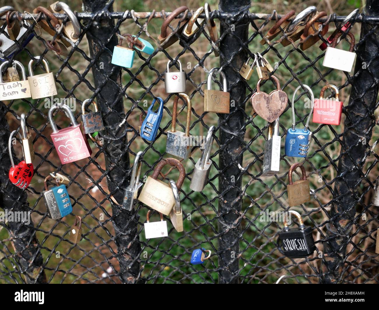 EDINBURGH The News Steps, where people put love locksPicture by Julian ...
