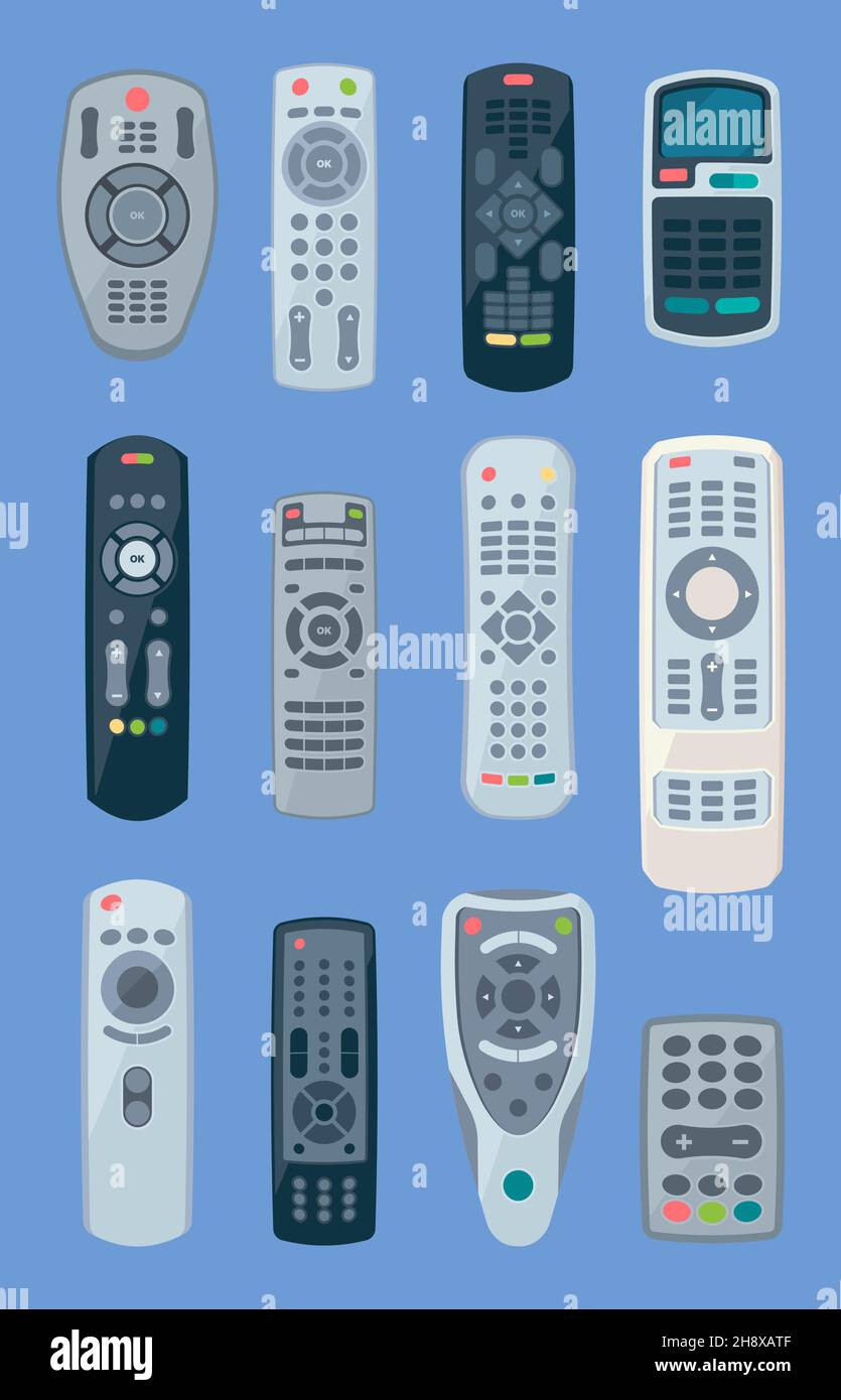 Tv controllers. Remote play gadgets for home appliances electronic ...