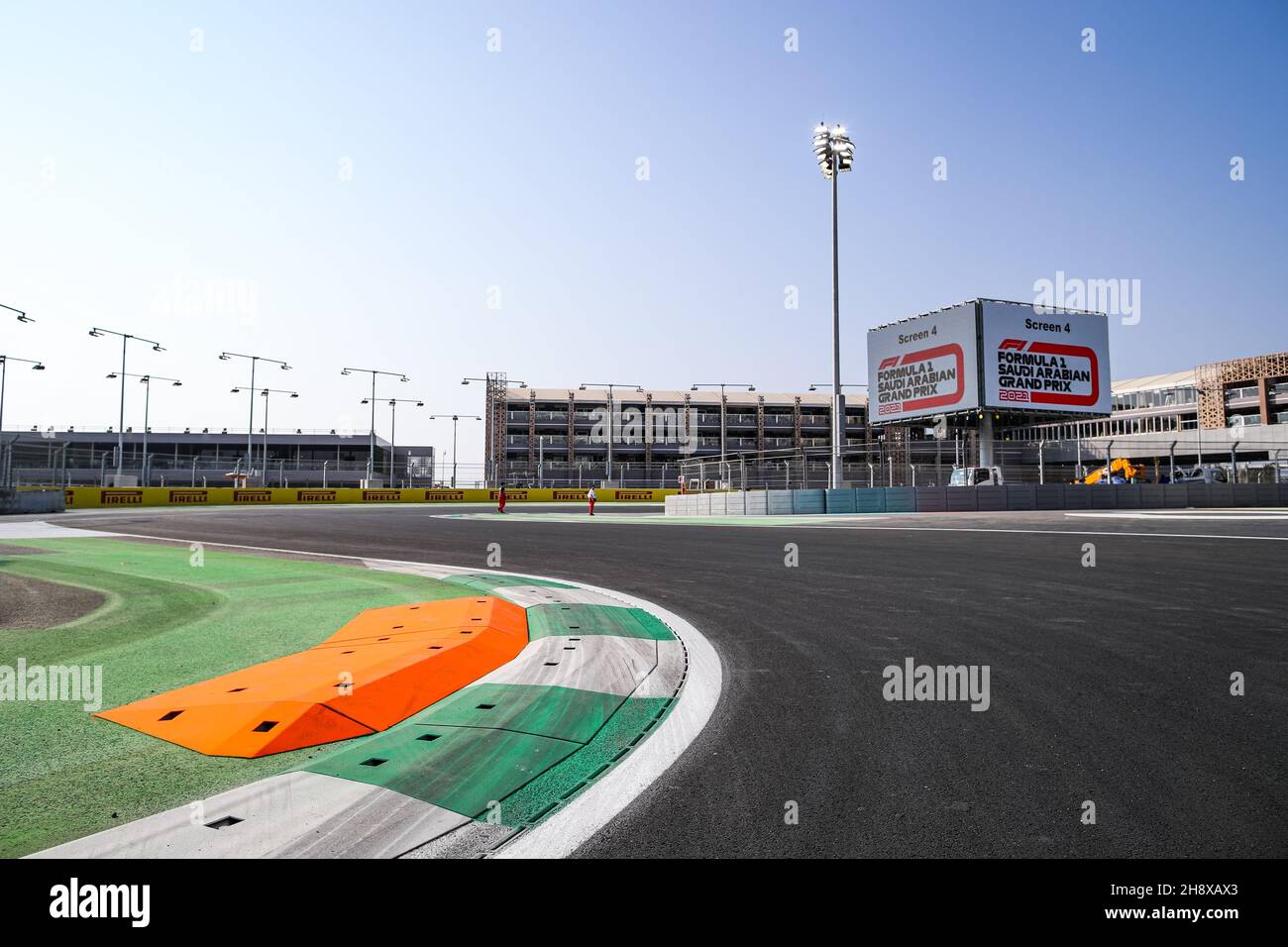 Jeddah, Saudi Arabia - 02/12/2021, Track illustration during the ...