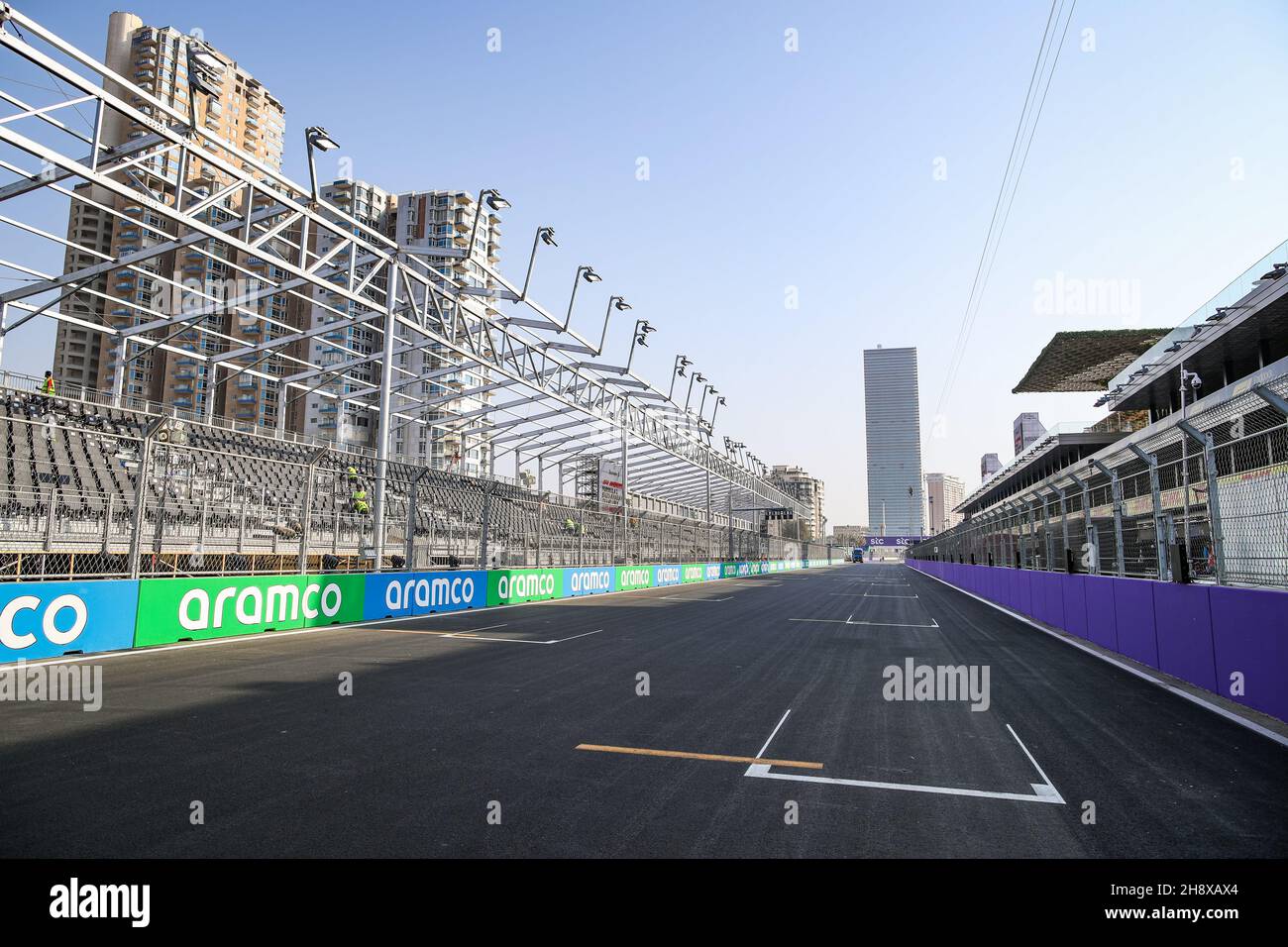 Jeddah, Saudi Arabia - 02/12/2021, Track illustration during the ...