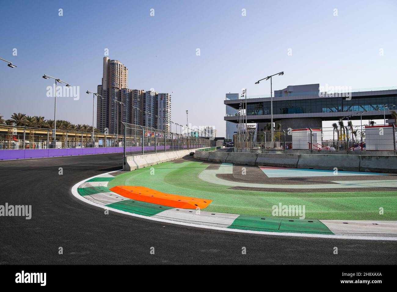 Jeddah, Saudi Arabia - 02/12/2021, Track illustration during the ...