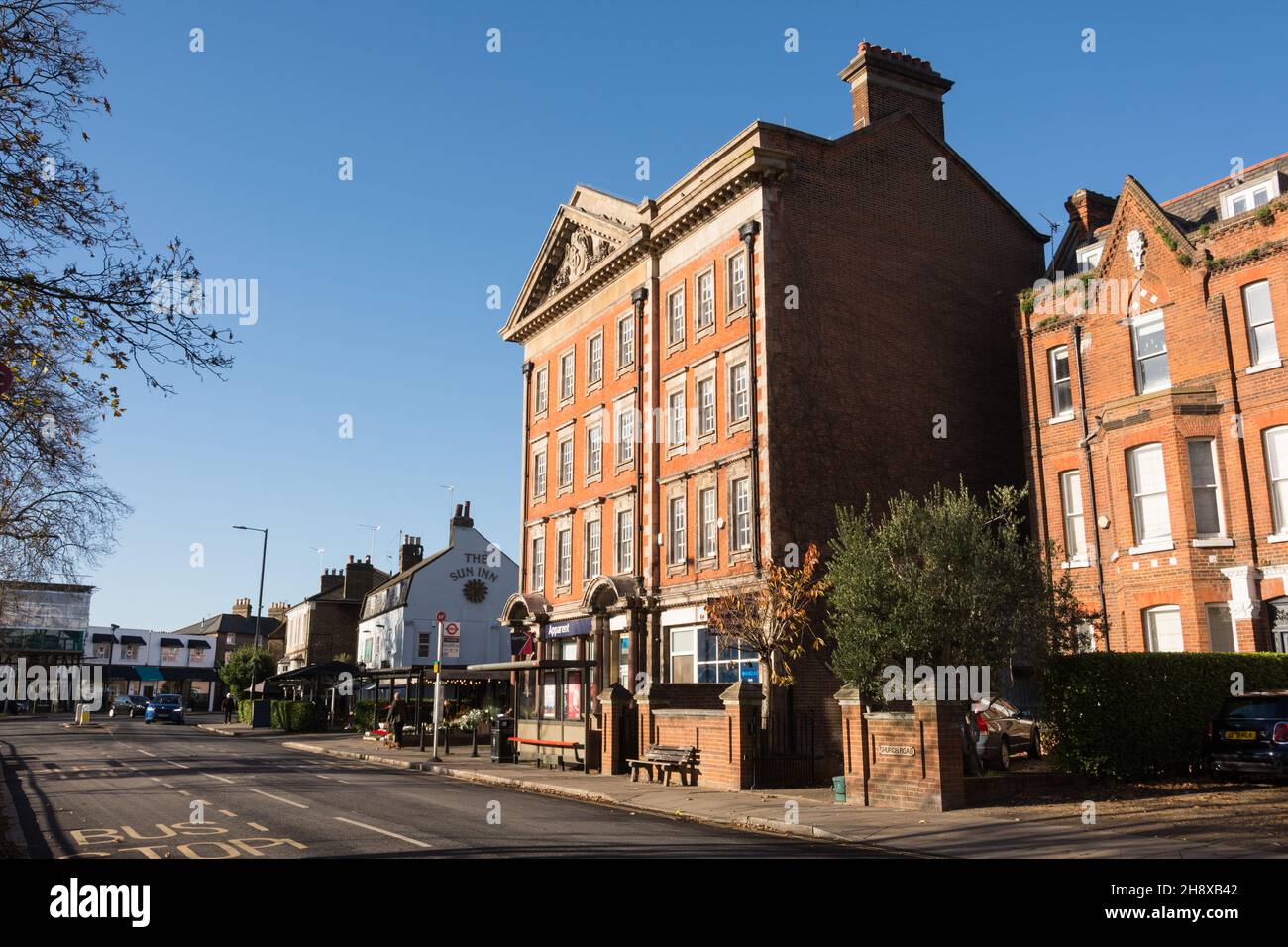 The former Barclays Bank building in Barnes, London, SW13, England, U.K ...