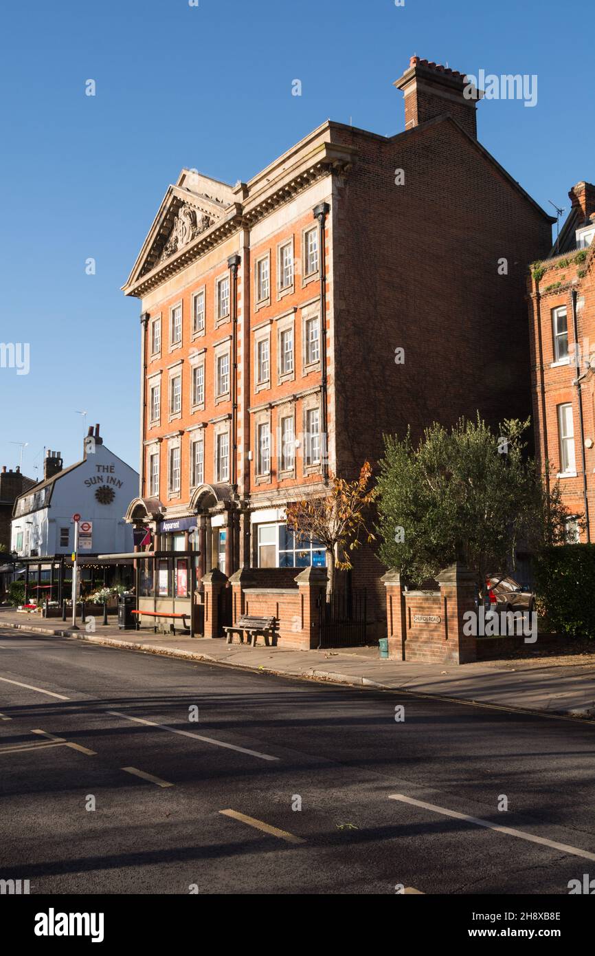 The former Barclays Bank building in Barnes, London, SW13, England, U.K ...