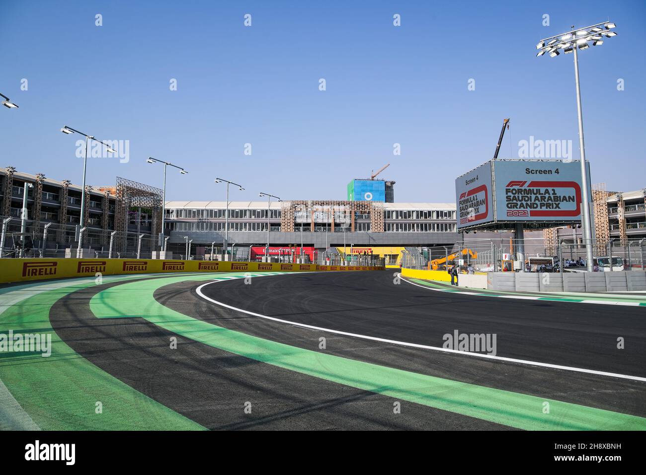 Jeddah, Saudi Arabia - 02/12/2021, Track illustration during the ...