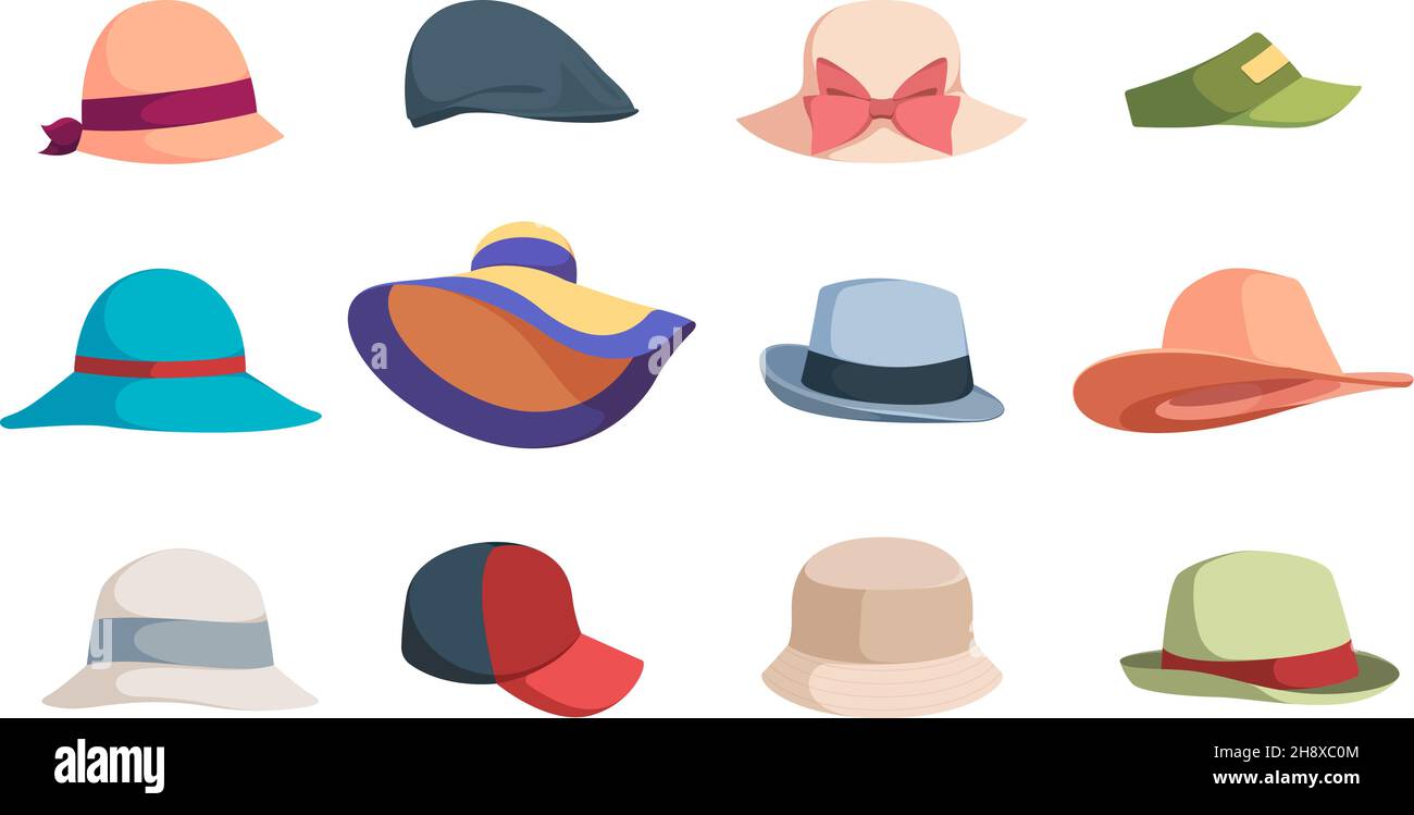 Hats. Fashioned head clothes summer caps and hats for woman garish ...