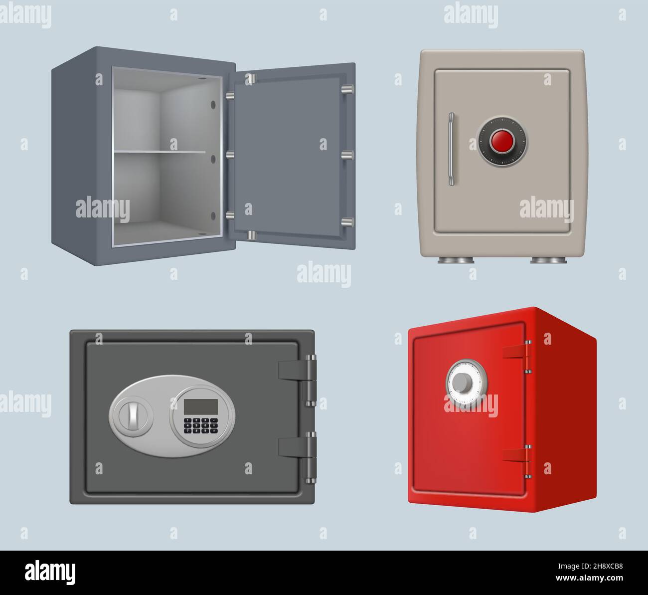 Bank locker style background Stock Vector Images - Alamy