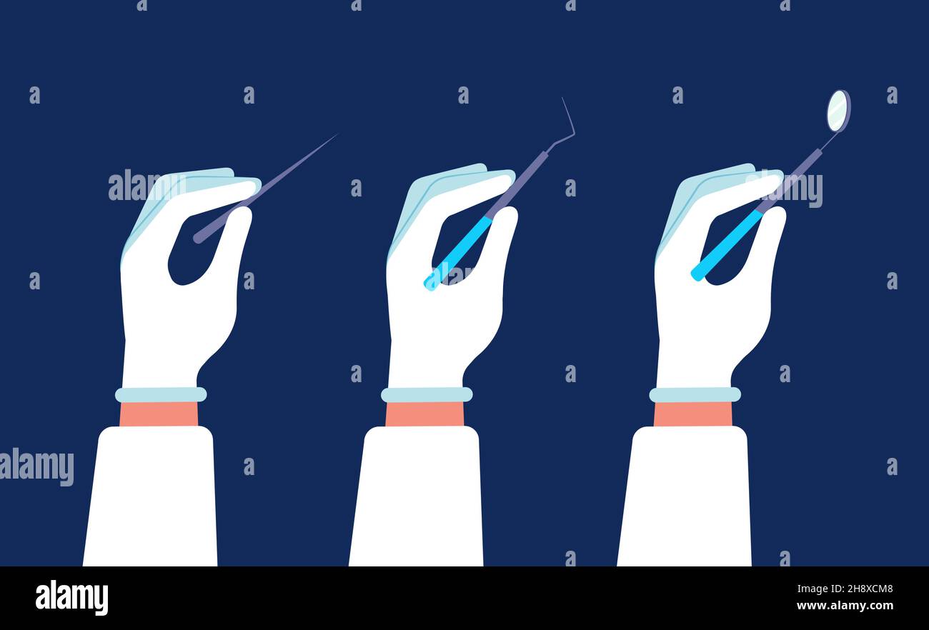 Scientist hands Stock Vector Images - Alamy