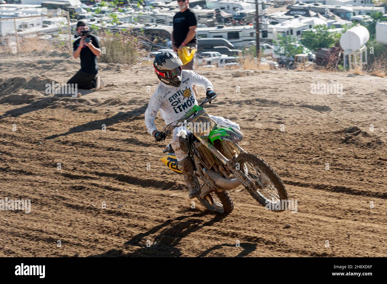 Motocross racing at the 24th annual Red Bull Day In The Dirt Grand Prix ...