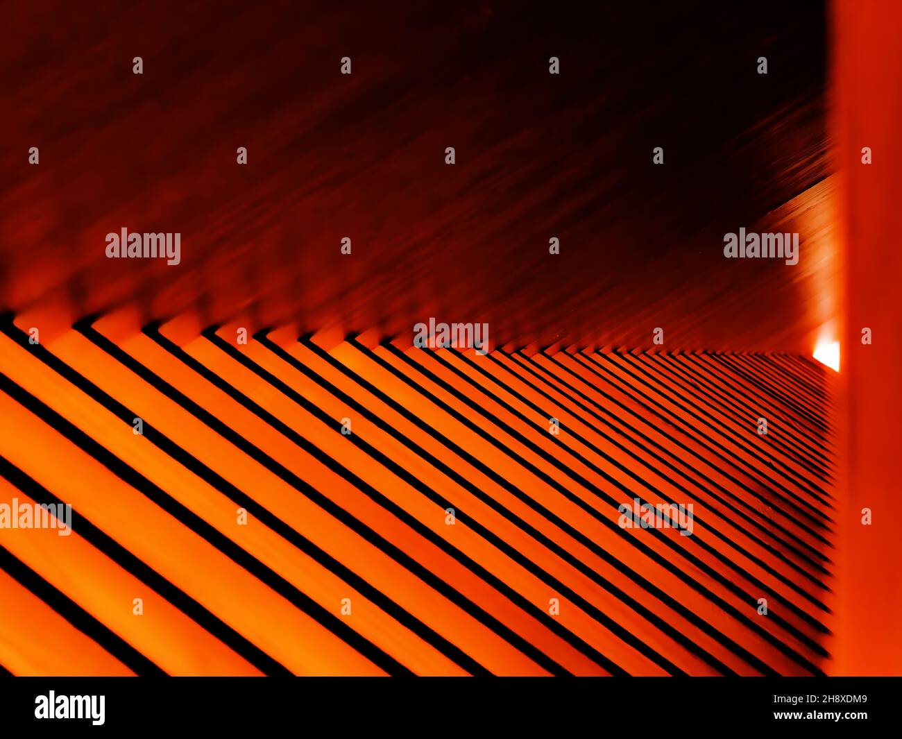 Background or wallpaper of a hallway with shadows and sunlight shining ...