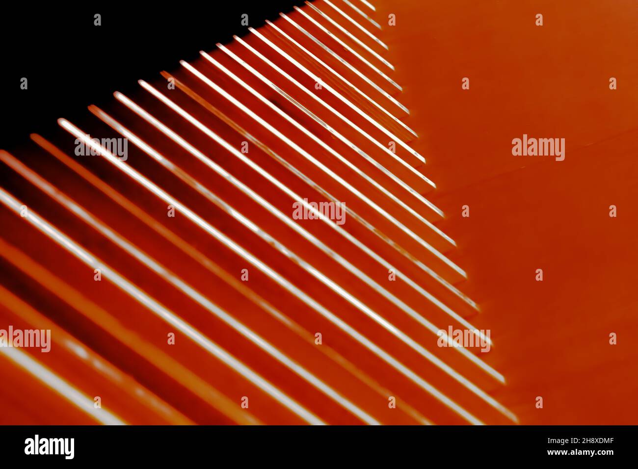 Background or wallpaper of a hallway with shadows and sunlight shining ...