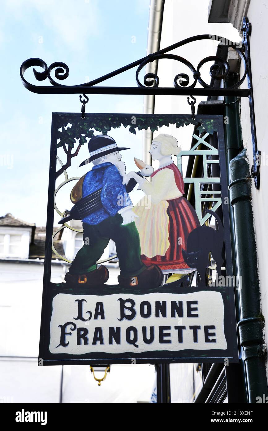 La Bonne Franquette - Montmartre - Paris - France Stock Photo - Alamy