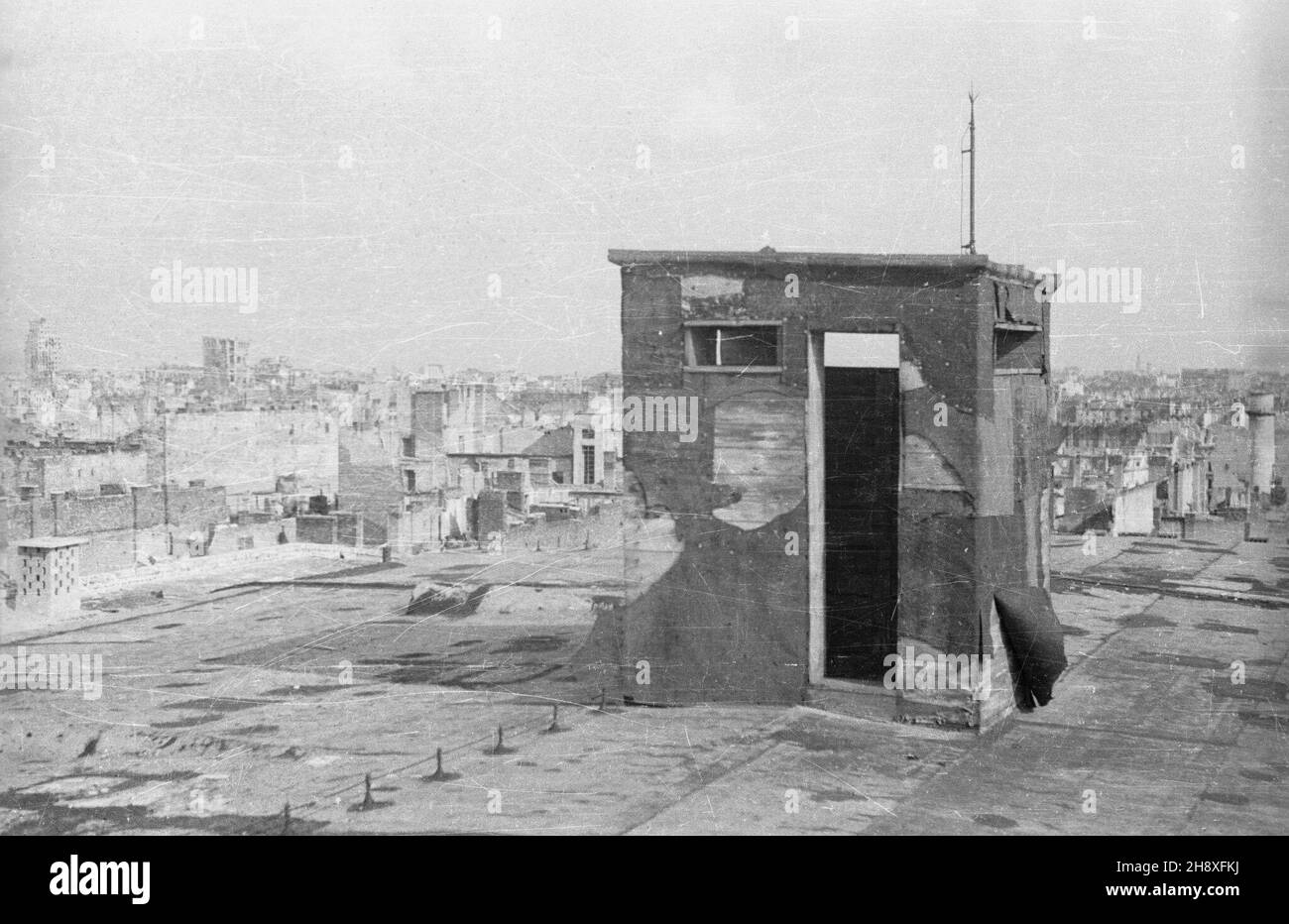 Warszawa, 1946. Ruiny dawnego getta. pp PAP/Stanis³aw D¹browiecki ...