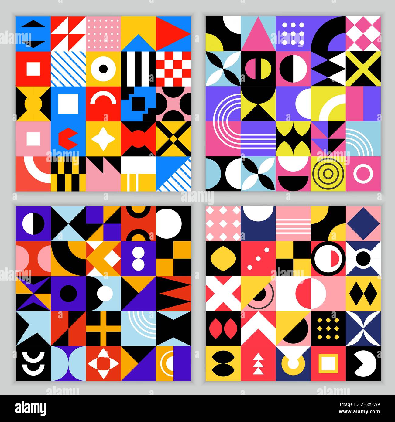 Neo geo design hi-res stock photography and images - Alamy