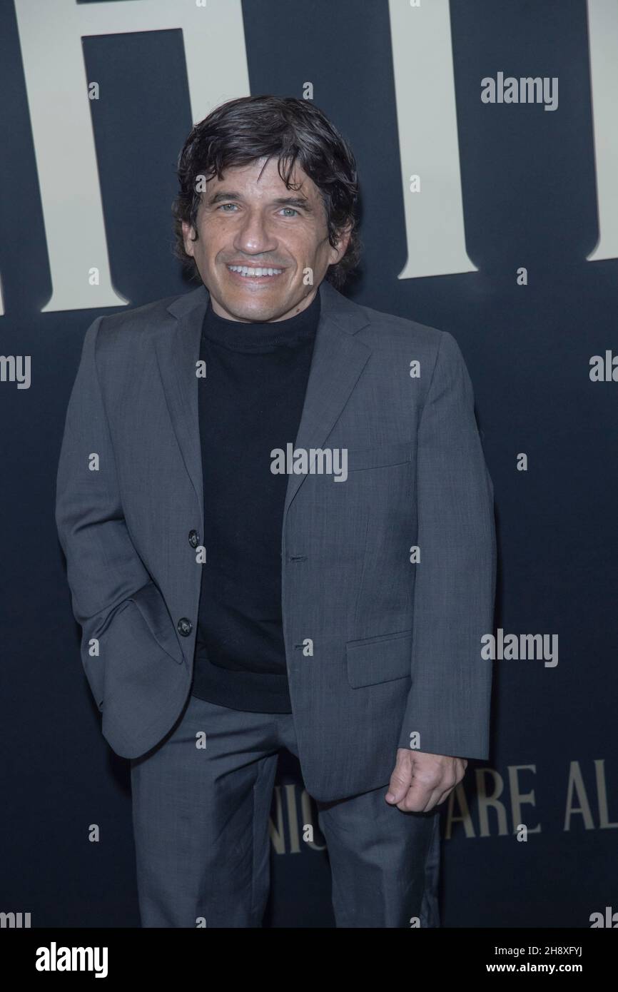 New York, United States. 01st Dec, 2021. Mark Povinelli attends ...