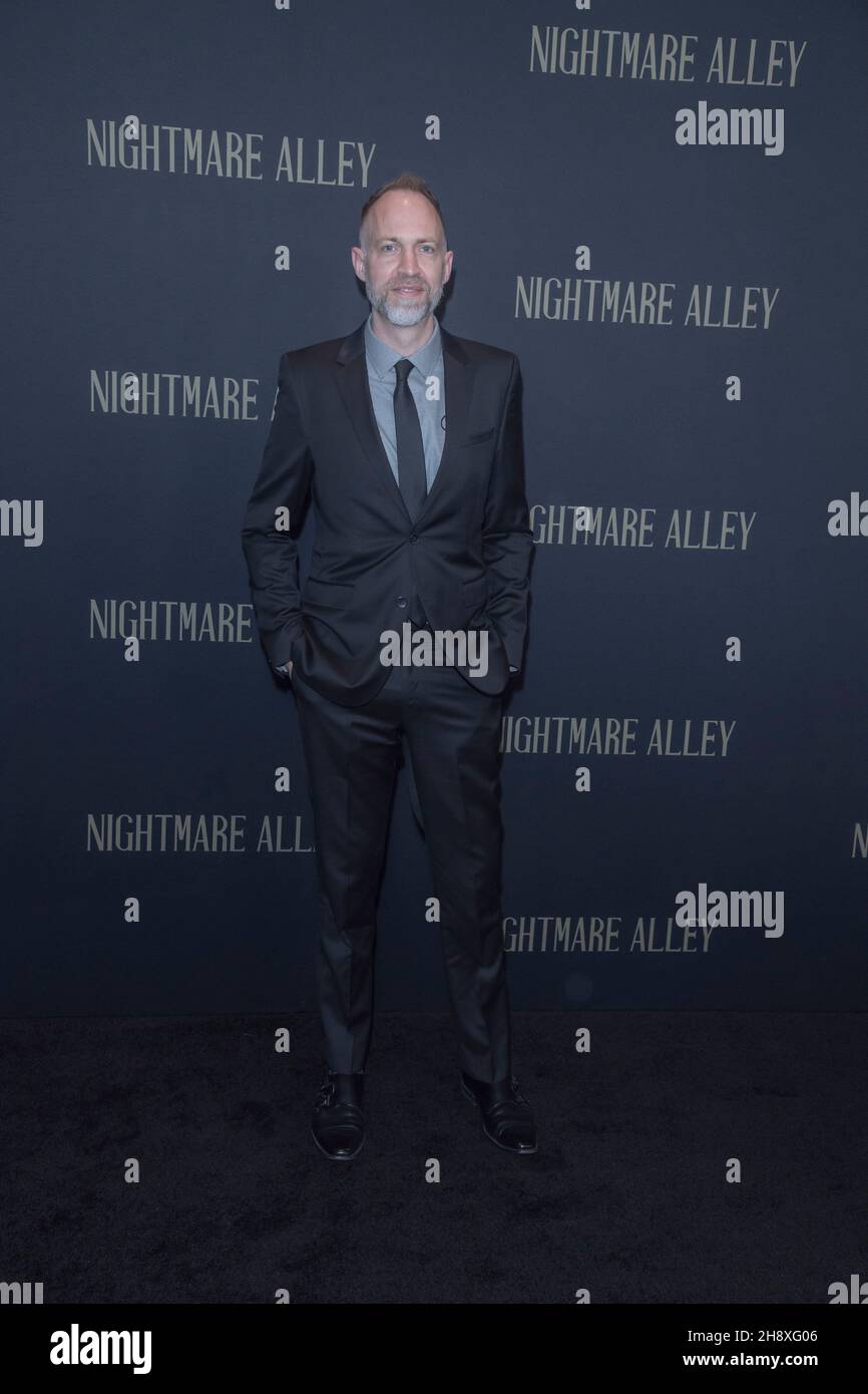 New York, United States. 01st Dec, 2021. Composer Nathan Johnson ...