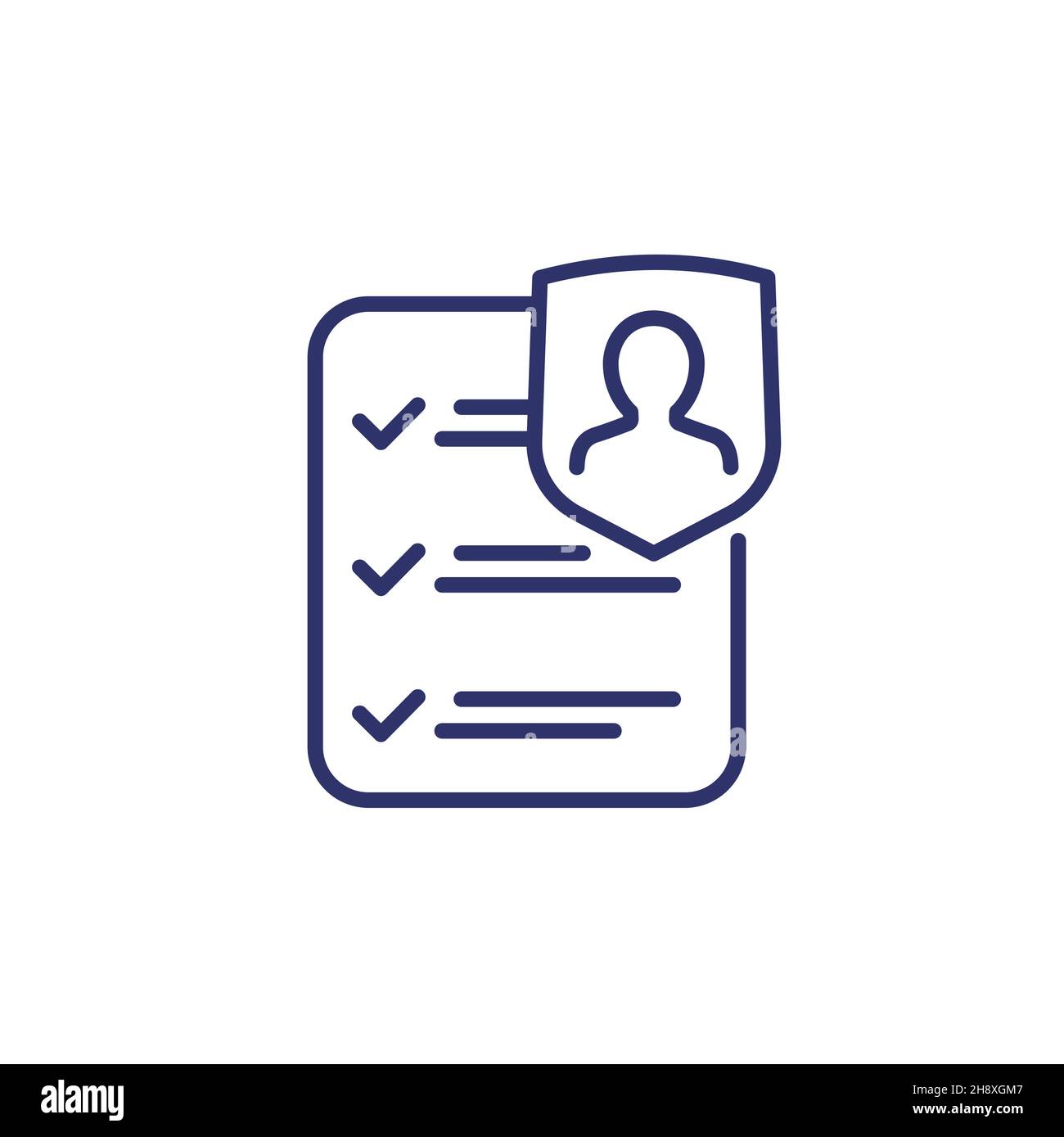 User privacy security line Cut Out Stock Images & Pictures - Alamy