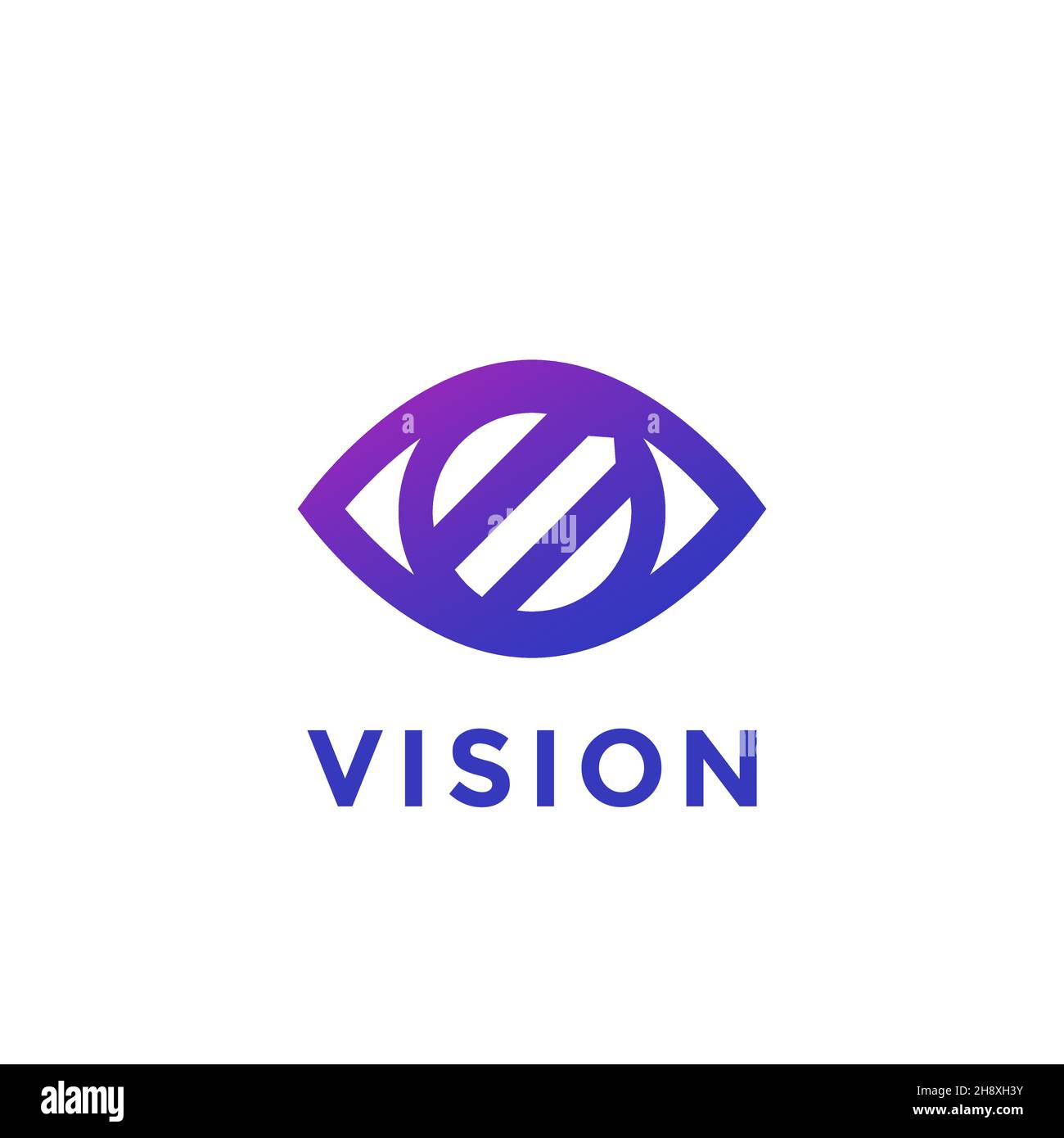 vision logo icon with an eye, vector Stock Vector Image & Art - Alamy