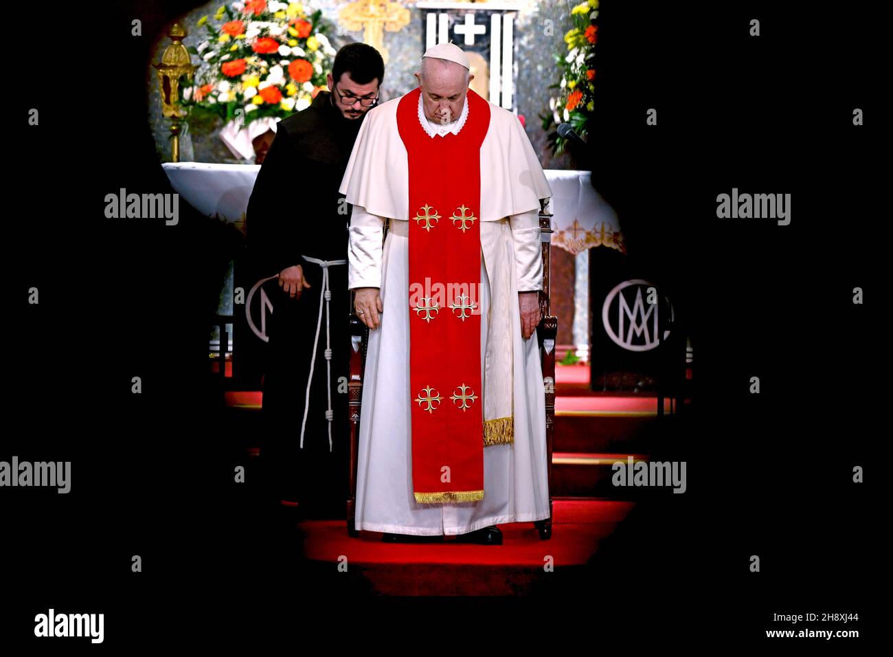 Pope Francis and Lebanon's Christian Maronite Patriarch Beshara al-Rai ...