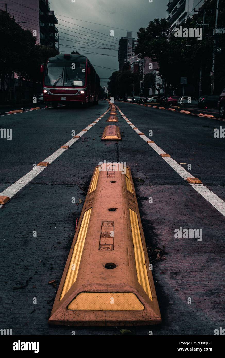 Road reflectors night hi-res stock photography and images - Alamy