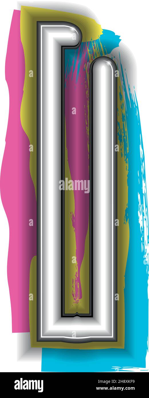 L fluorescent Stock Vector Images - Alamy